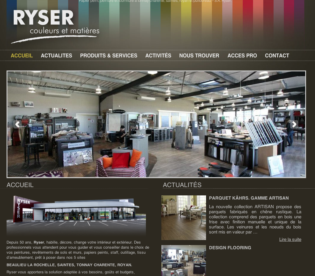 Creation site internet : Ryser