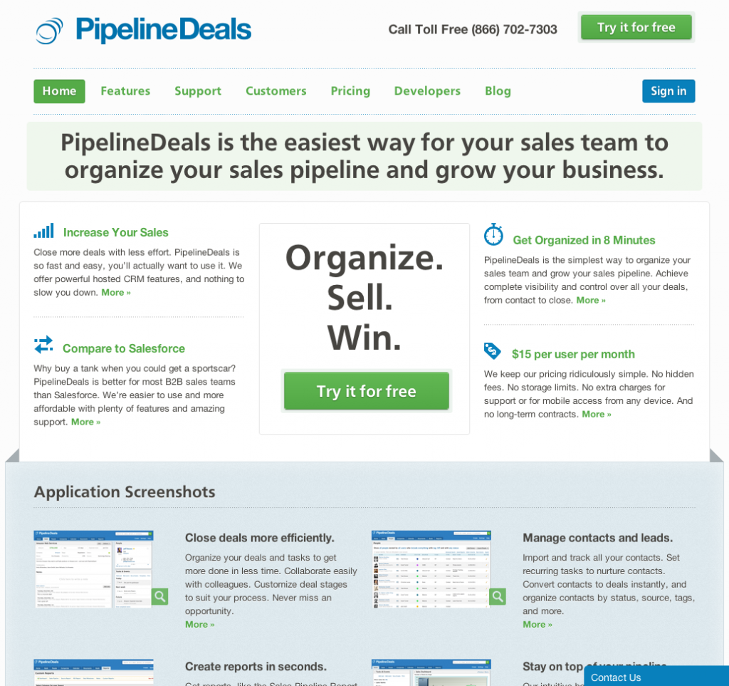 SAAS : Pipelinedeals - Developpeur / integrateur web (Growth Hacker)