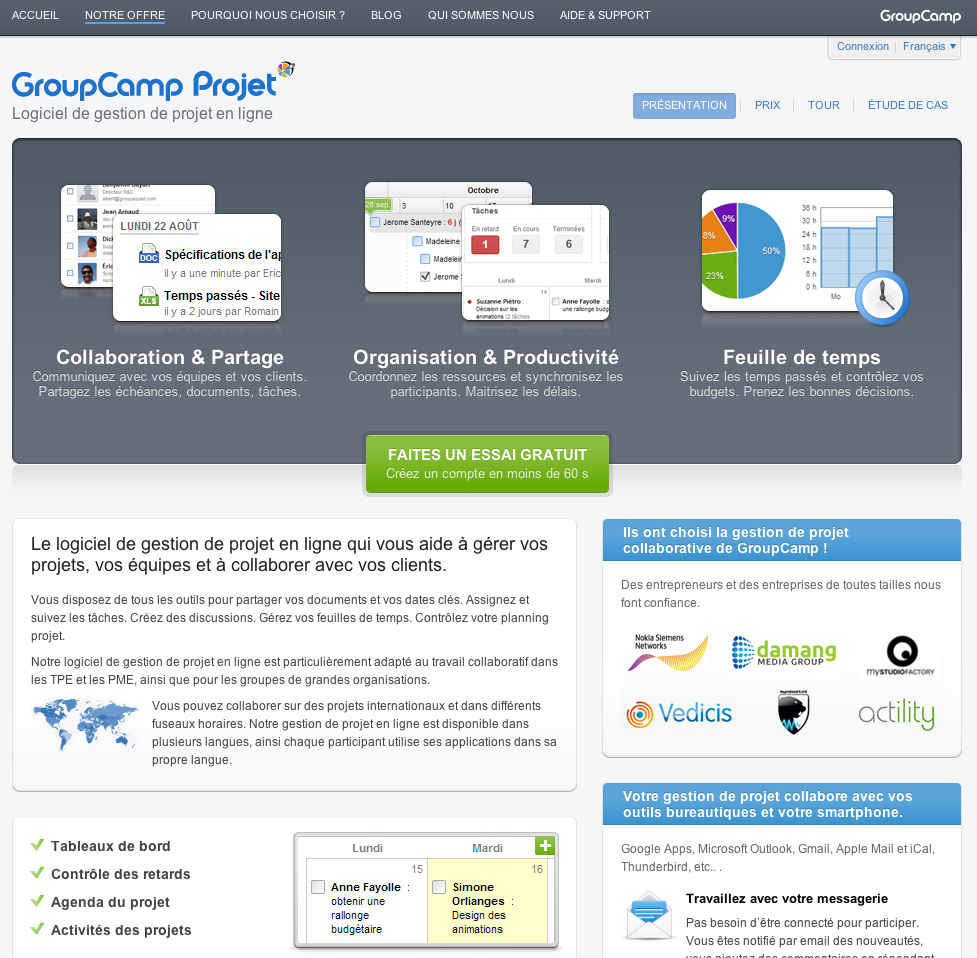Gestion de projet web - Developpeur / integrateur web (Growth Hacker)