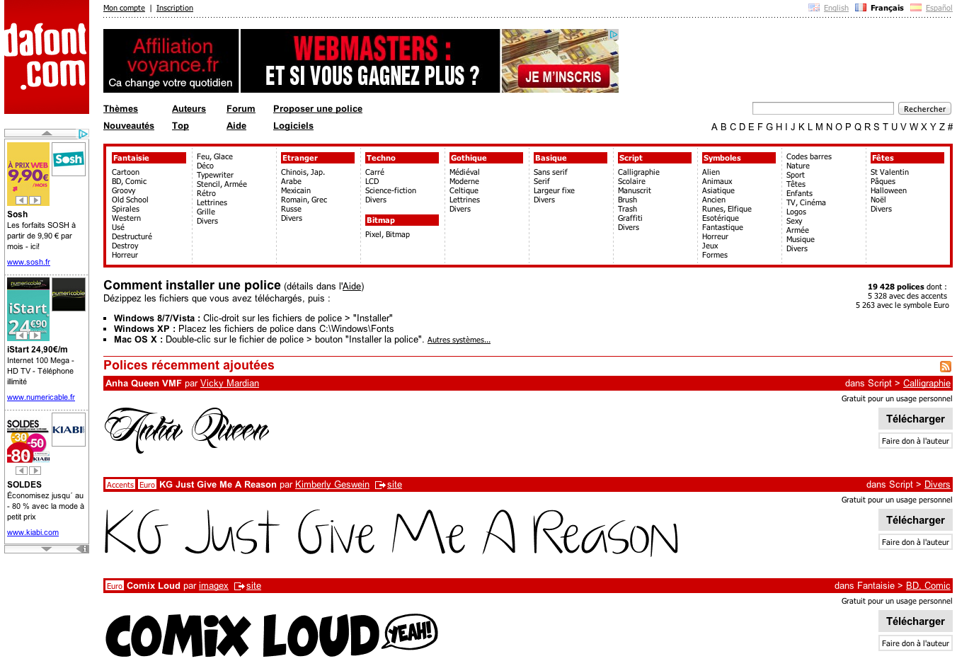 eewee-liste-font-police-google-dafont - Developpeur / integrateur web ...