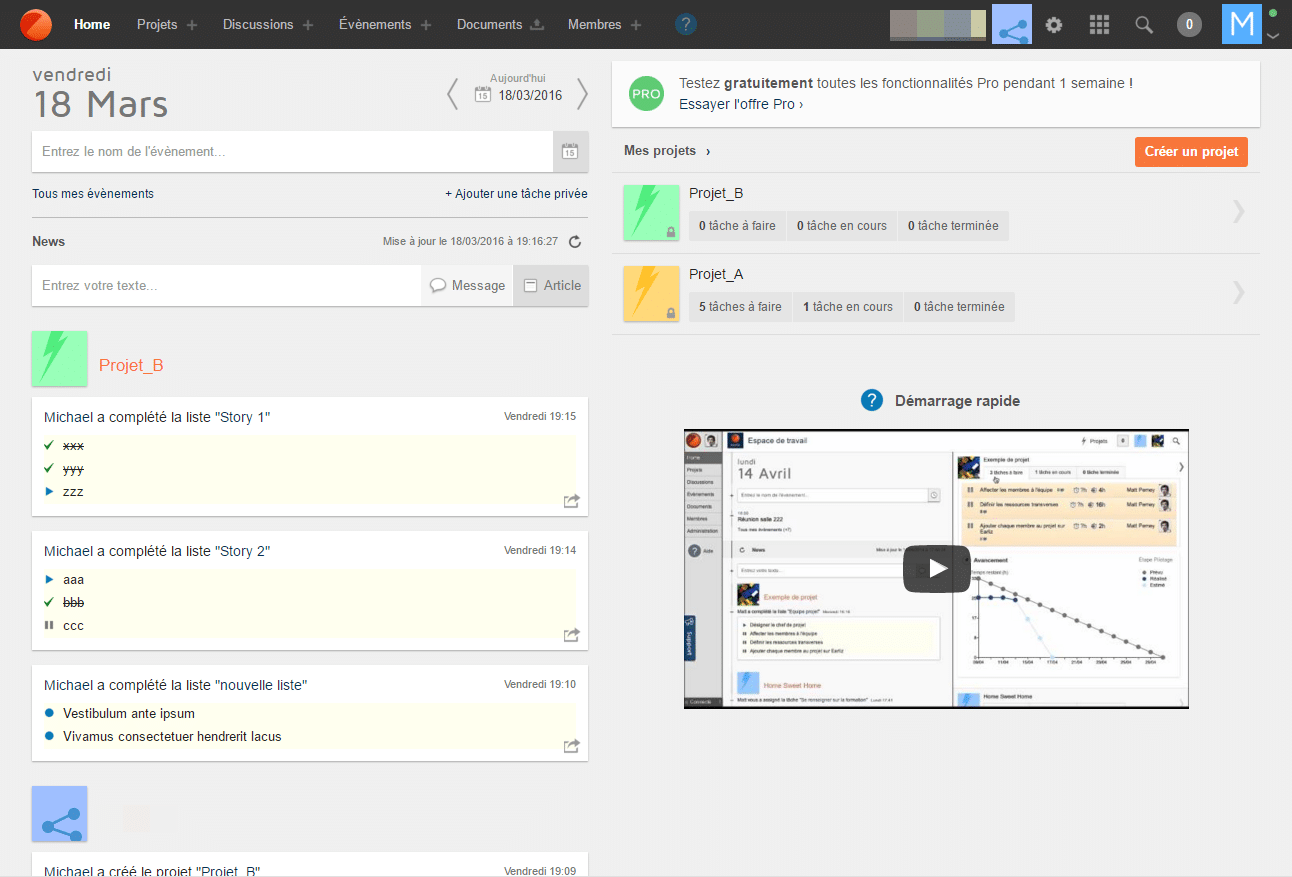GESTION DE PROJET - earliz - Developpeur / integrateur web (Growth Hacker)