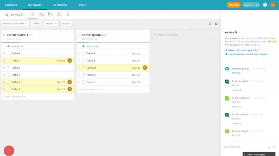 GESTION DE PROJET - redbooth - Developpeur / integrateur web (Growth ...